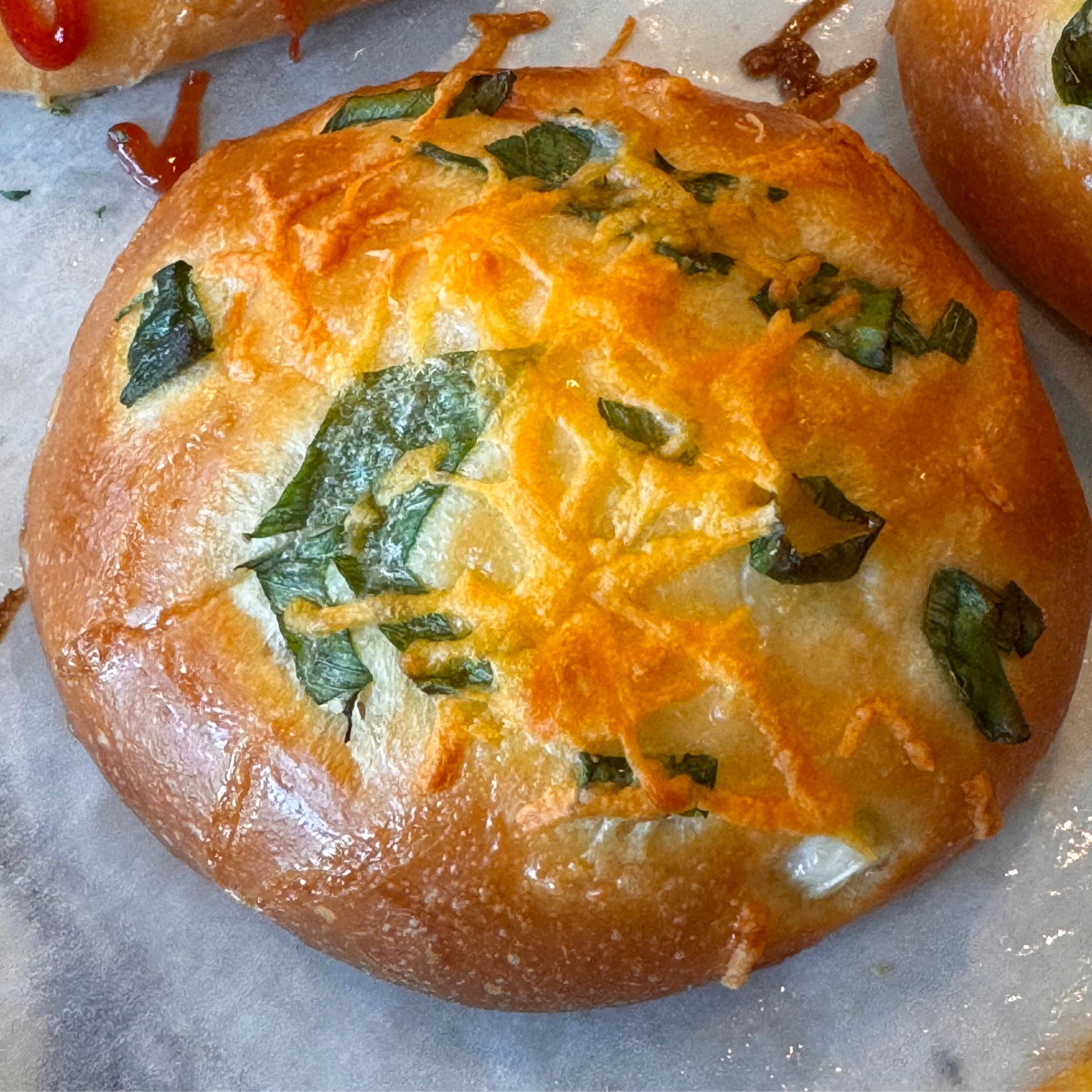 Green Onion Cheese Bread | FUJI BAKERY Seattle